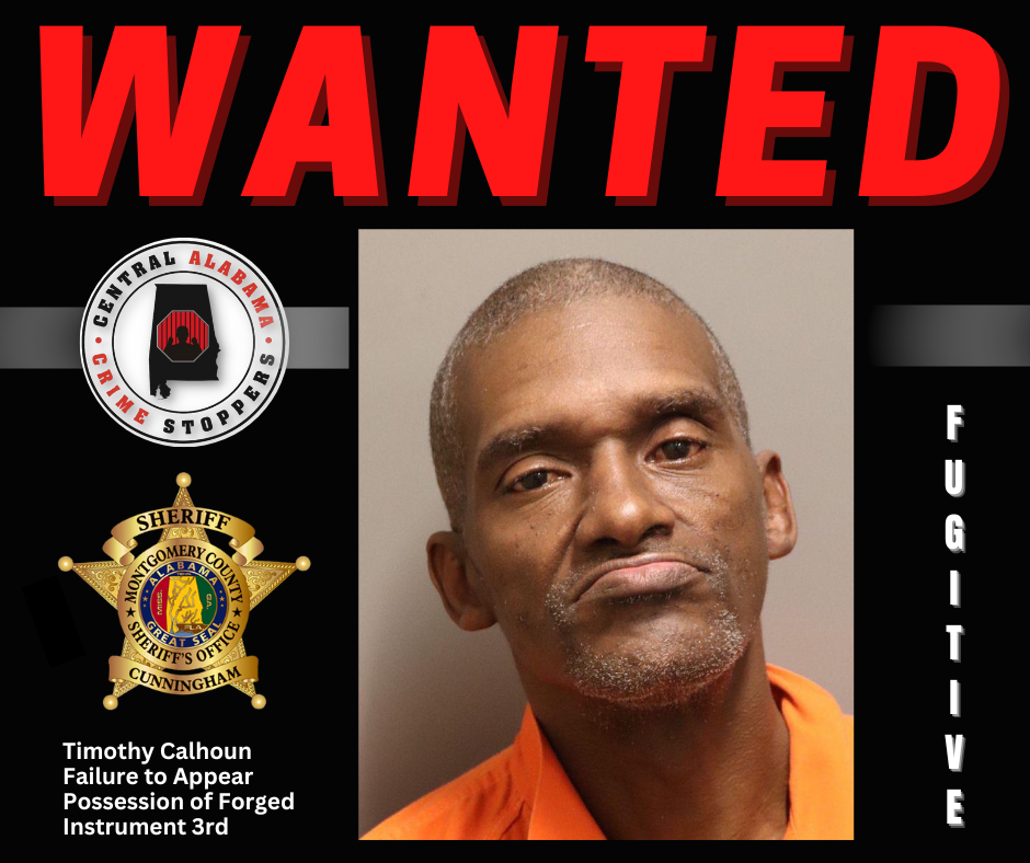 Wanted Suspects - Central Alabama Crime Stoppers